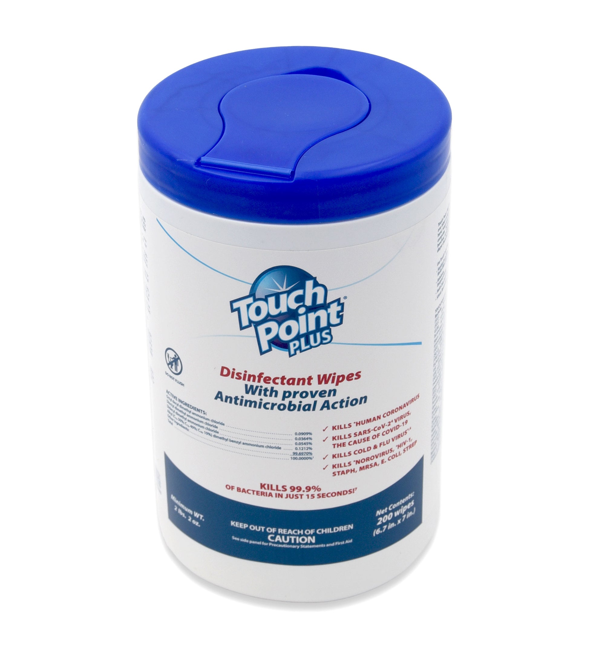 Touch Point® Plus Disinfectant Wipes $10.99/200 Wipes